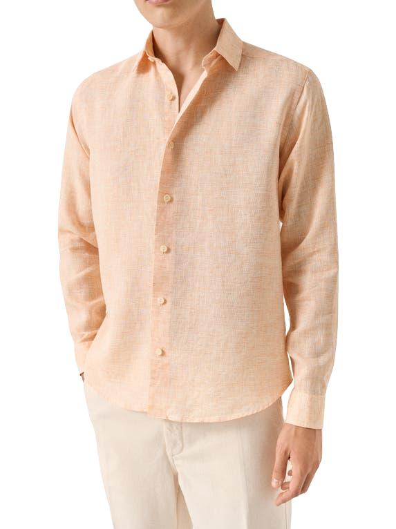 ETON regular fit linen dress shirt